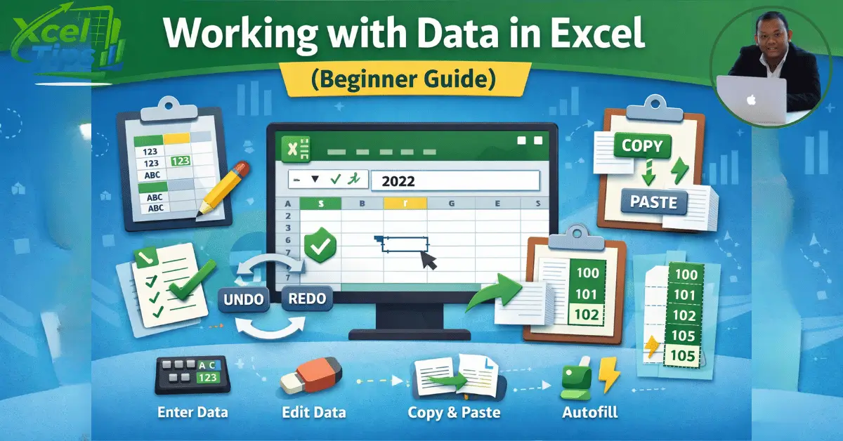 Working with Data in Excel (Beginner Guide)